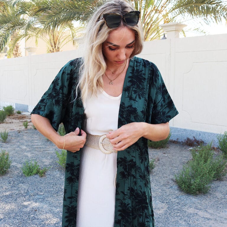 SIMOY Kimono in Palm Forest - MENAI